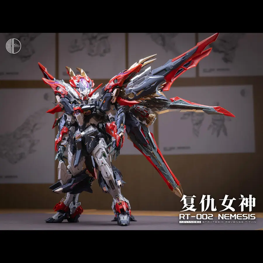 MODEL KIT MG 1/100 INFINITE DIMENSION REVENGE TITAN RT-002 NEMESIS ...
