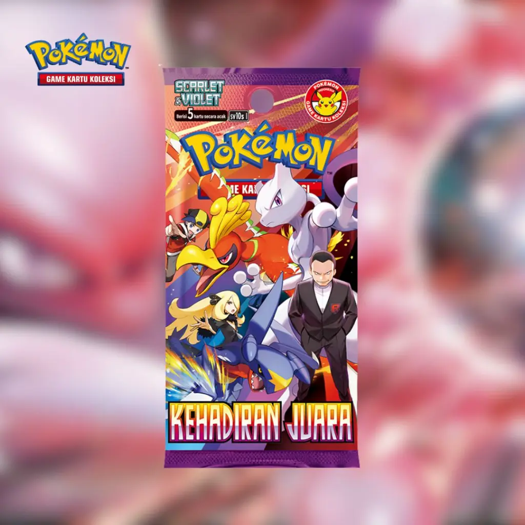 POKEMON TCG INDONESIA SCARLET AND VIOLET KEHADIRAN JUARA BOOSTER PACK ...